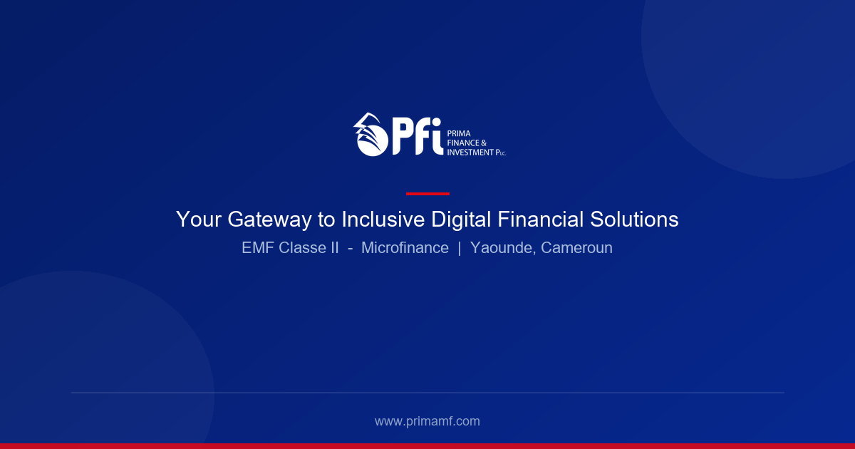 Prima Finance - Digital Microfinance in Cameroon